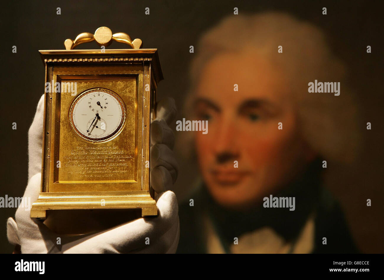 Lord Nelson Watch Sale - Sotheby's Stock Photo - Alamy