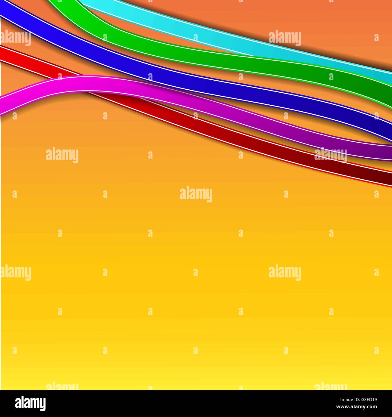 Abstract background with colored lines. VEctor. EPS10 Stock Vector ...