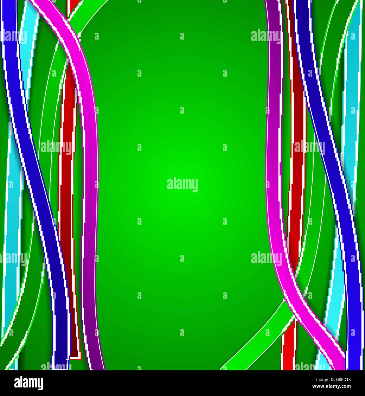 Abstract background with colored lines. VEctor. EPS10 Stock Vector ...