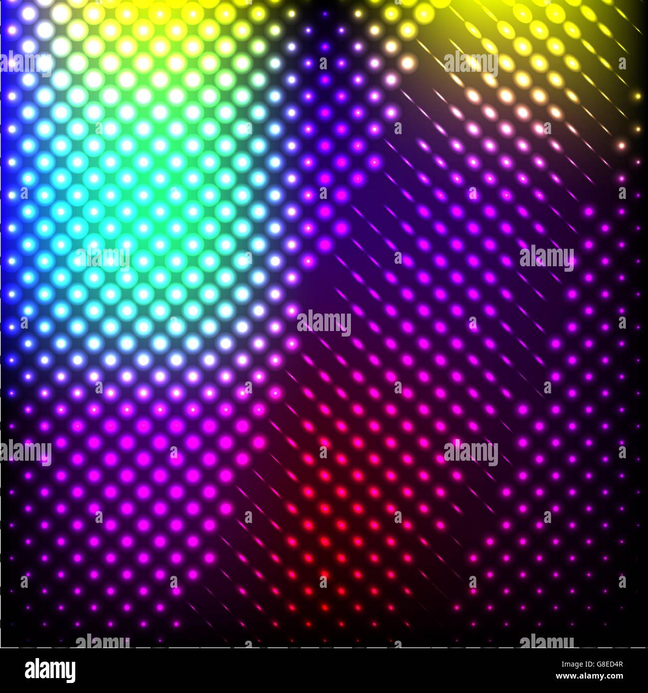 Abstract background colorful lights on black, vector Stock Vector Image ...