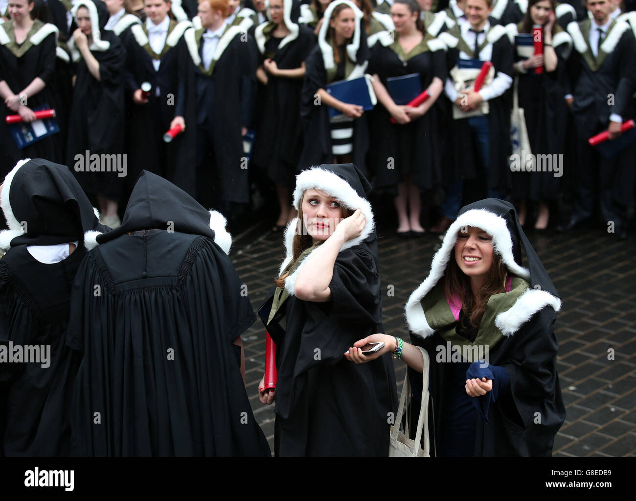 Graduation ceremony usher hall hi-res stock photography and images - Alamy
