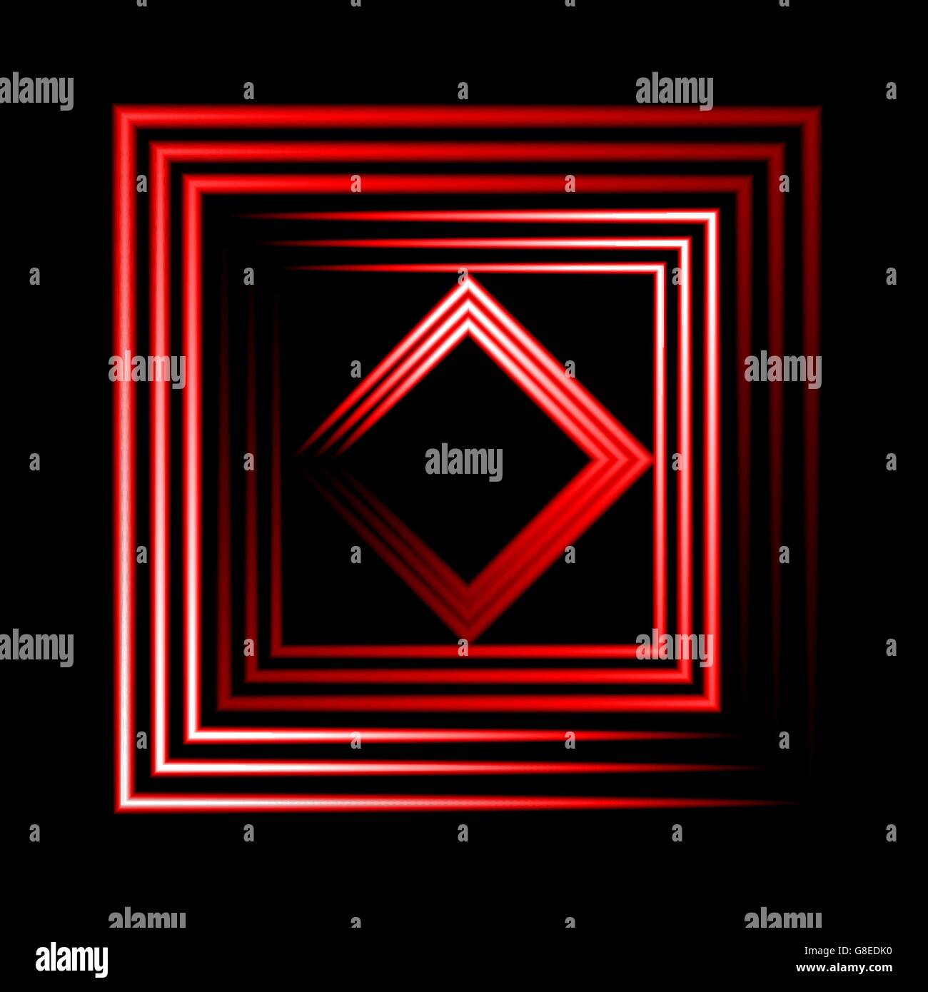 Red neon square vector background. abstract. Vector. EPS10 Stock Vector ...