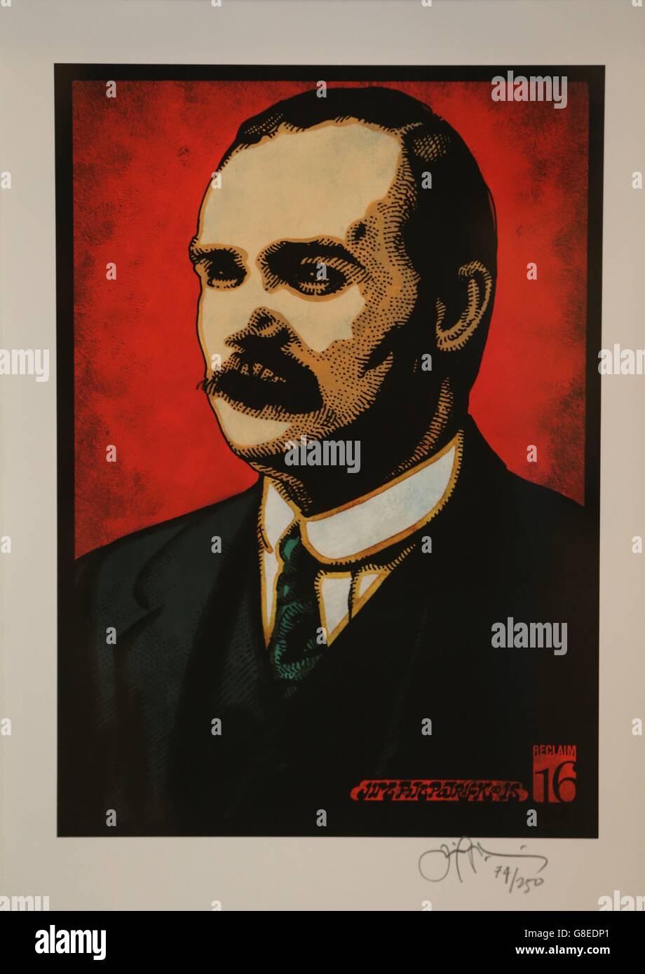 A limited edition print jim fitzpatricks image james connolly hi-res ...
