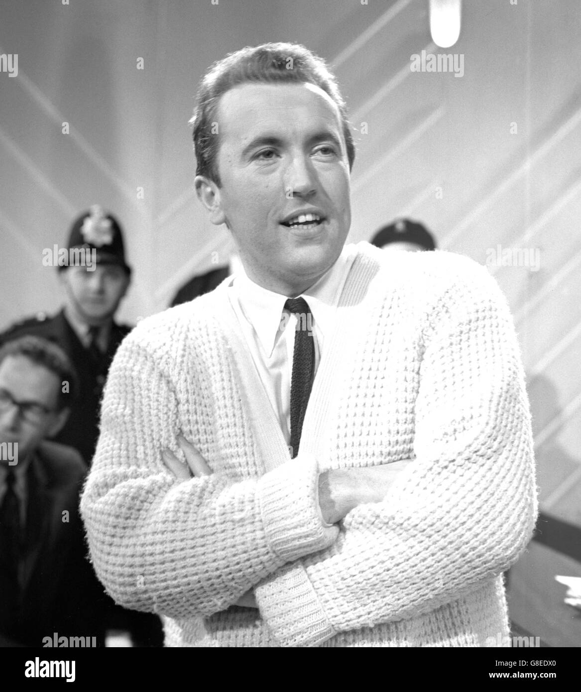 David Frost at the BBC Television Theatre, Shepherd's Bush, where he ...