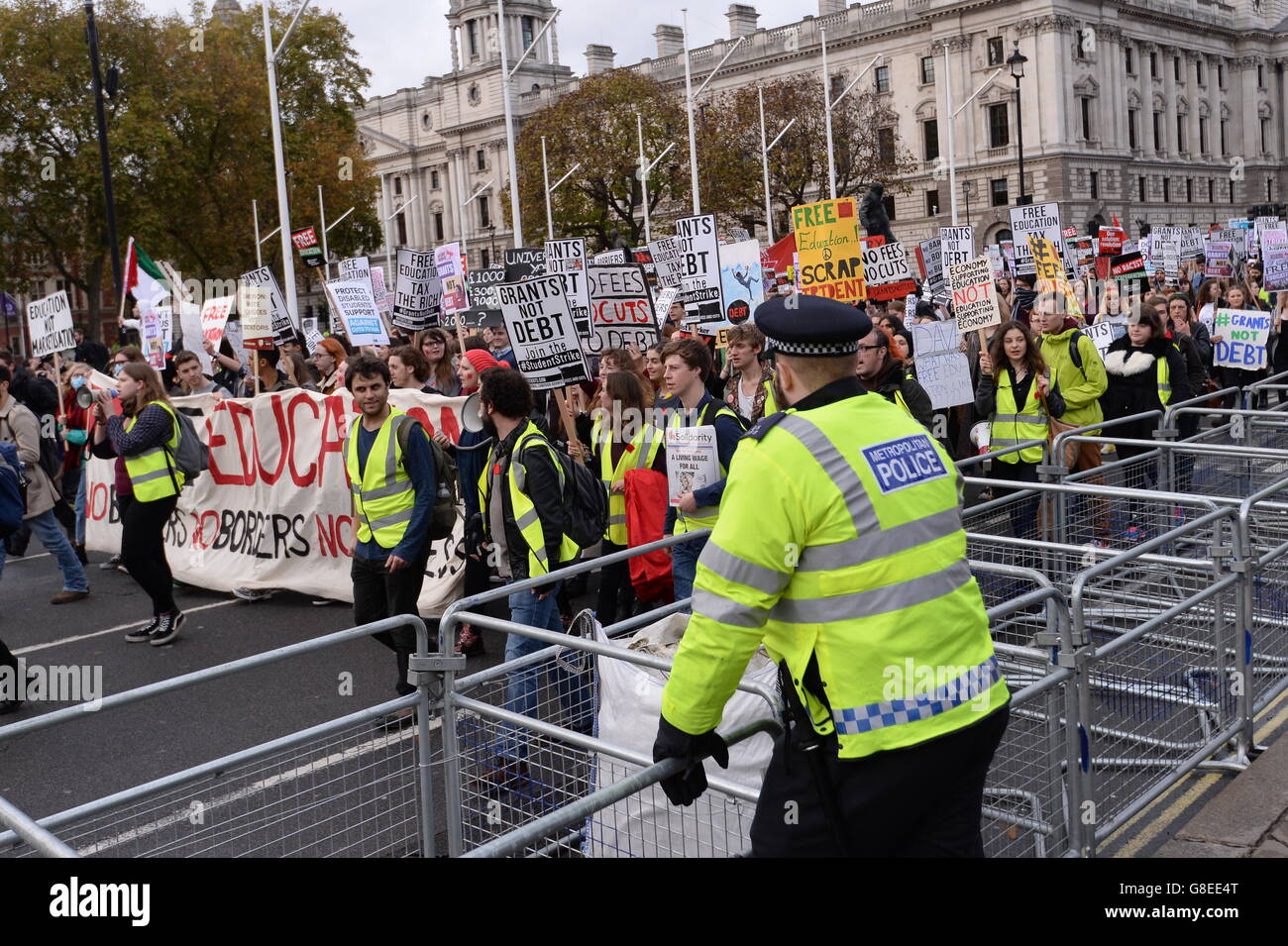 Tuition fees protest Stock Photo - Alamy