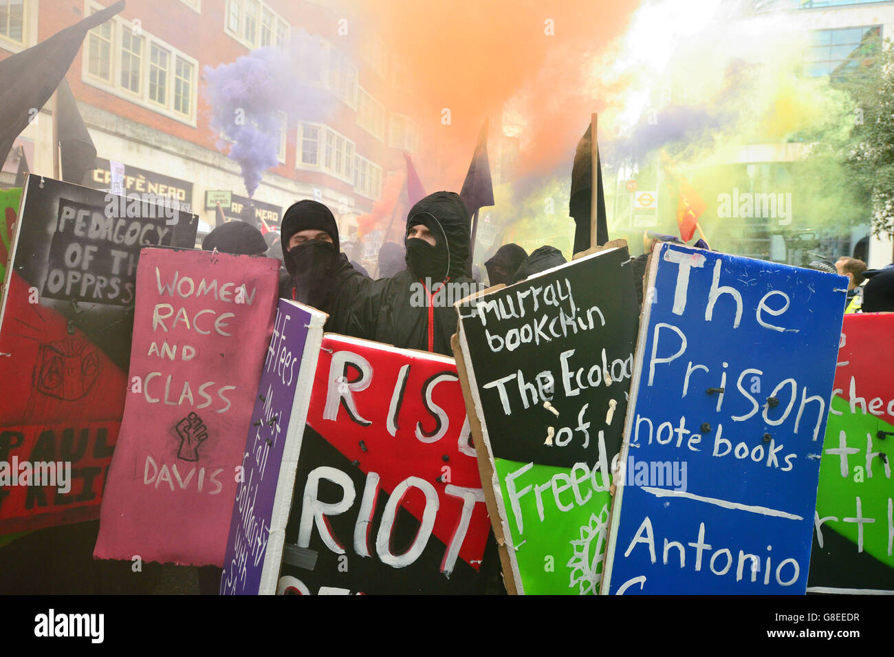 Tuition fees protest Stock Photo - Alamy