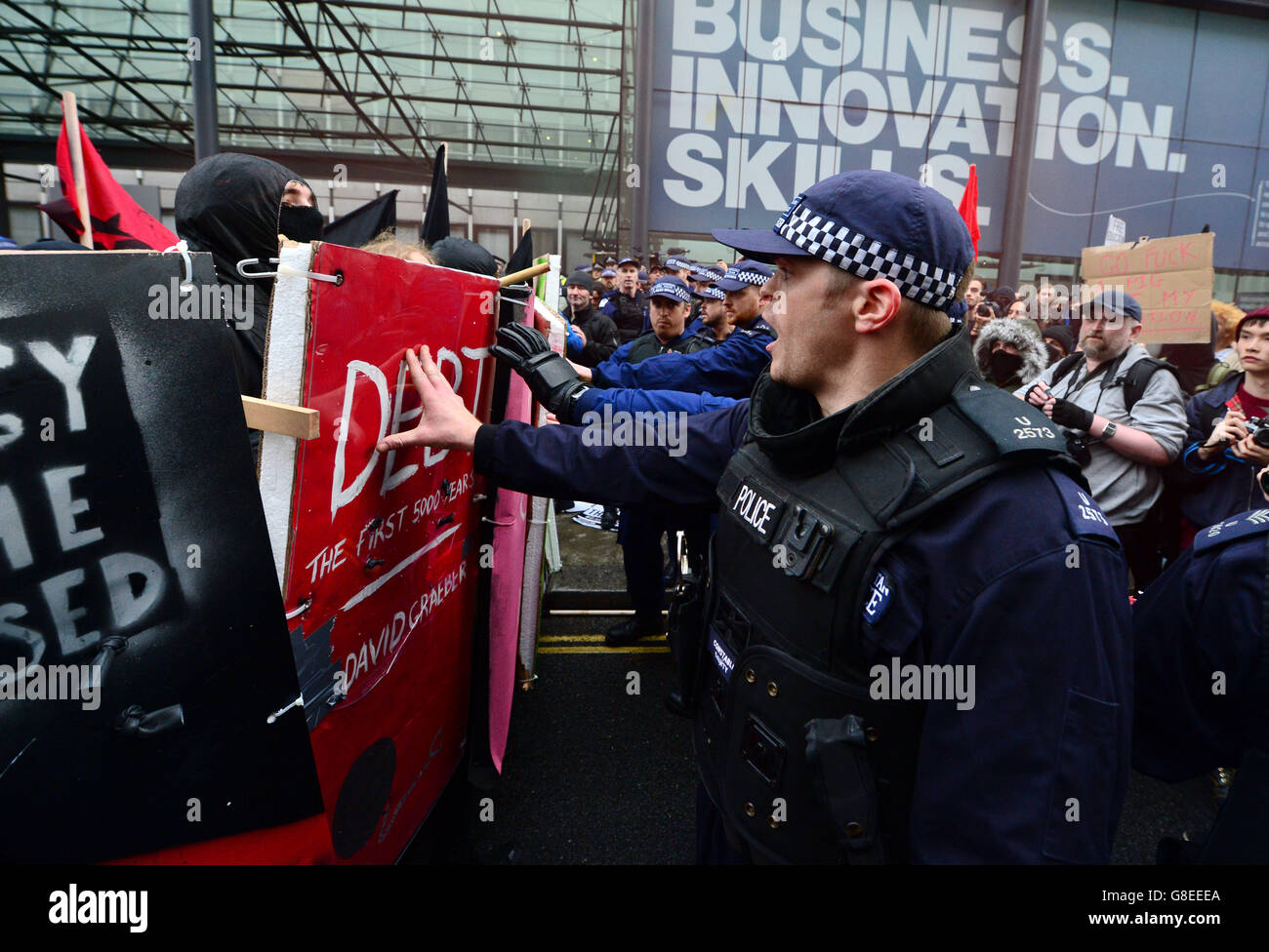 Tuition fees protest Stock Photo - Alamy