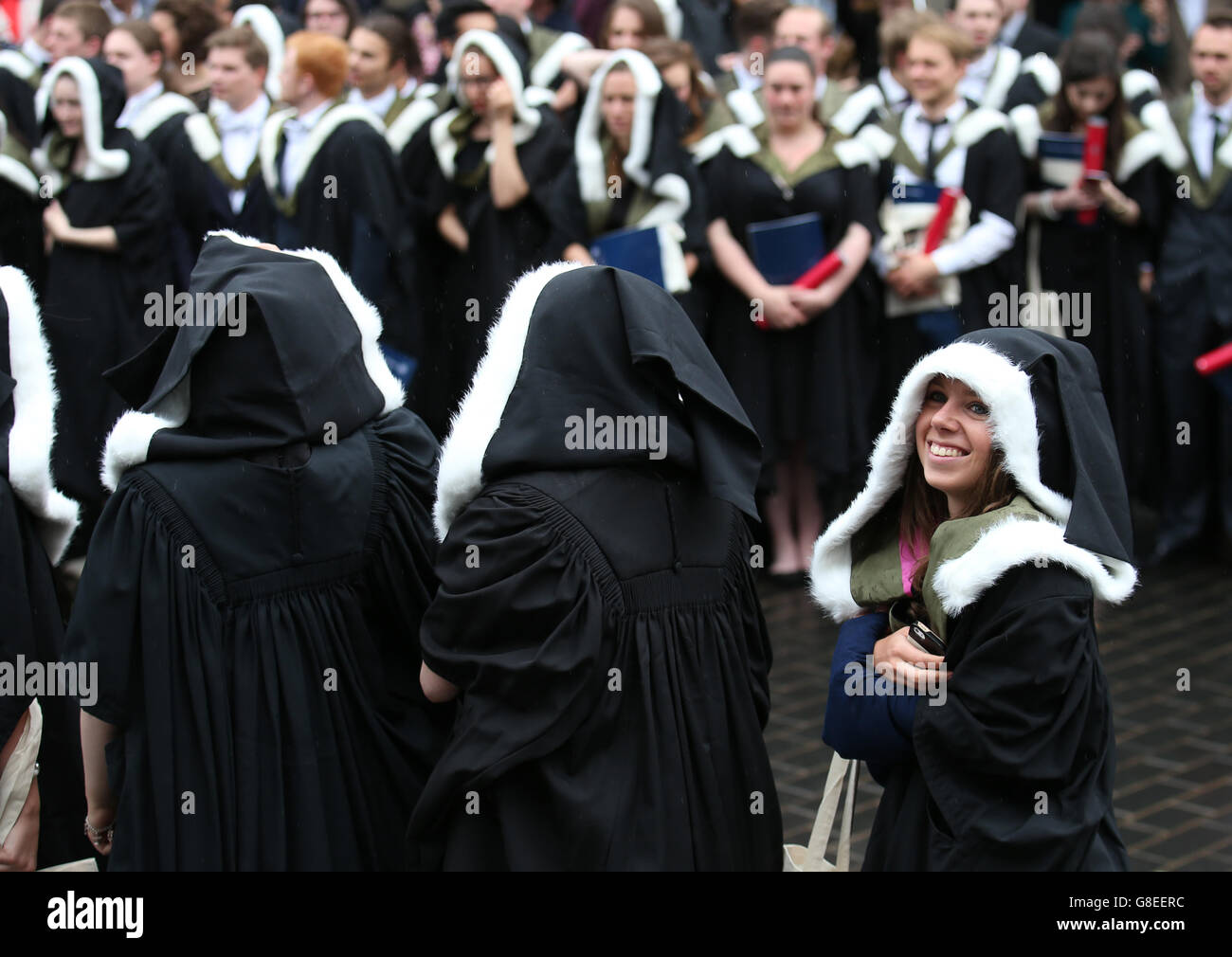 Graduation ceremony usher hall hi-res stock photography and images - Alamy