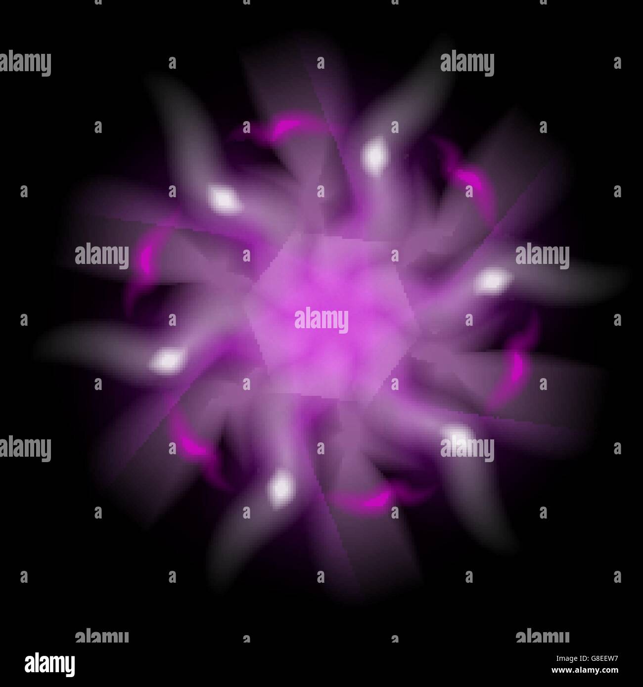 Vector Illustration Of Futuristic Color Abstract Glowing Background