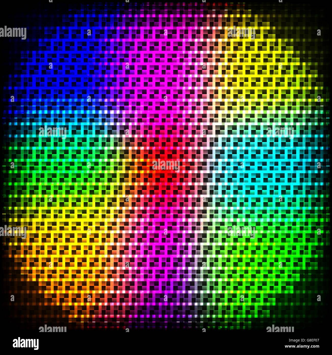 Abstract spectrum dark background with colored sparkles. EPS10 vector ...