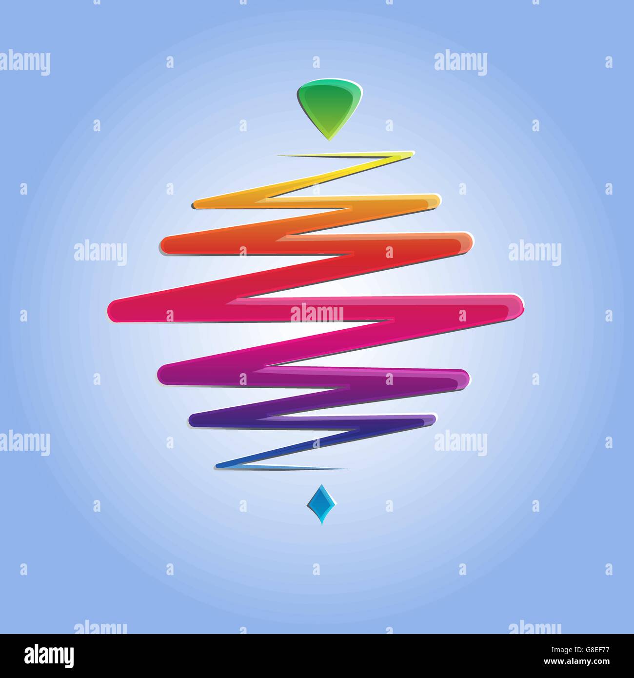 modern color whirligig, on an abstract background. Fast whirlabout ...