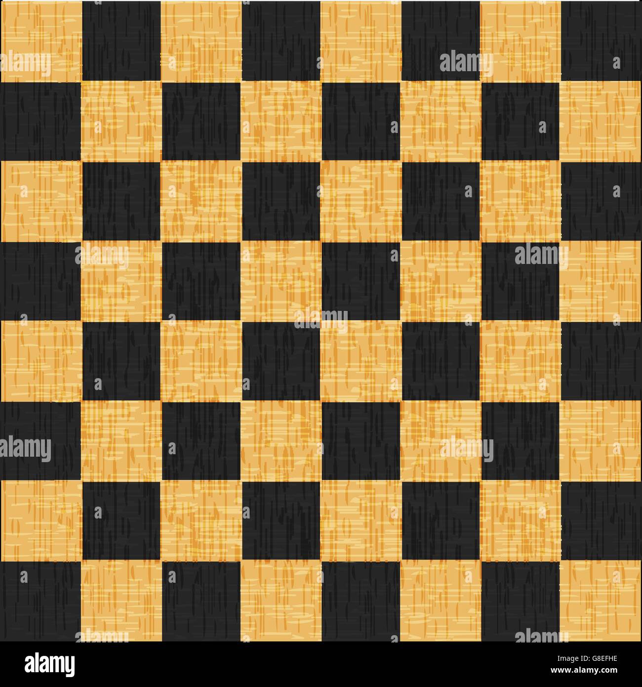 vintage crack old scratched empty chess board. abstract grunge ...