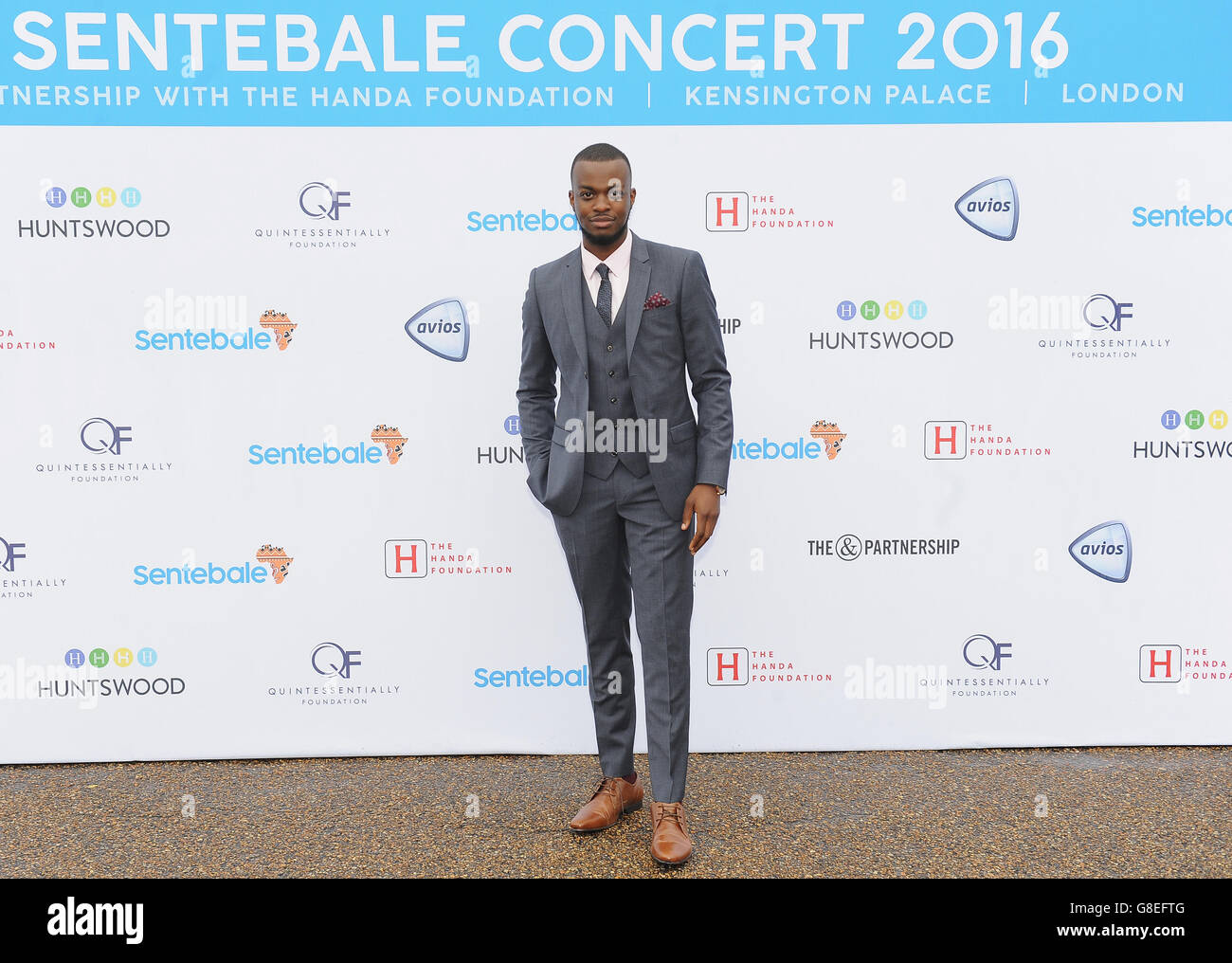 George Mpanga also known as George the Poet attending a concert hosted ...