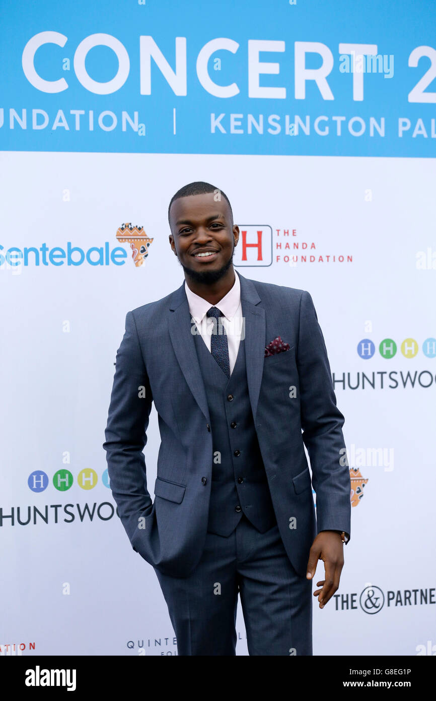 George Mpanga also known as George the Poet attending a concert hosted ...