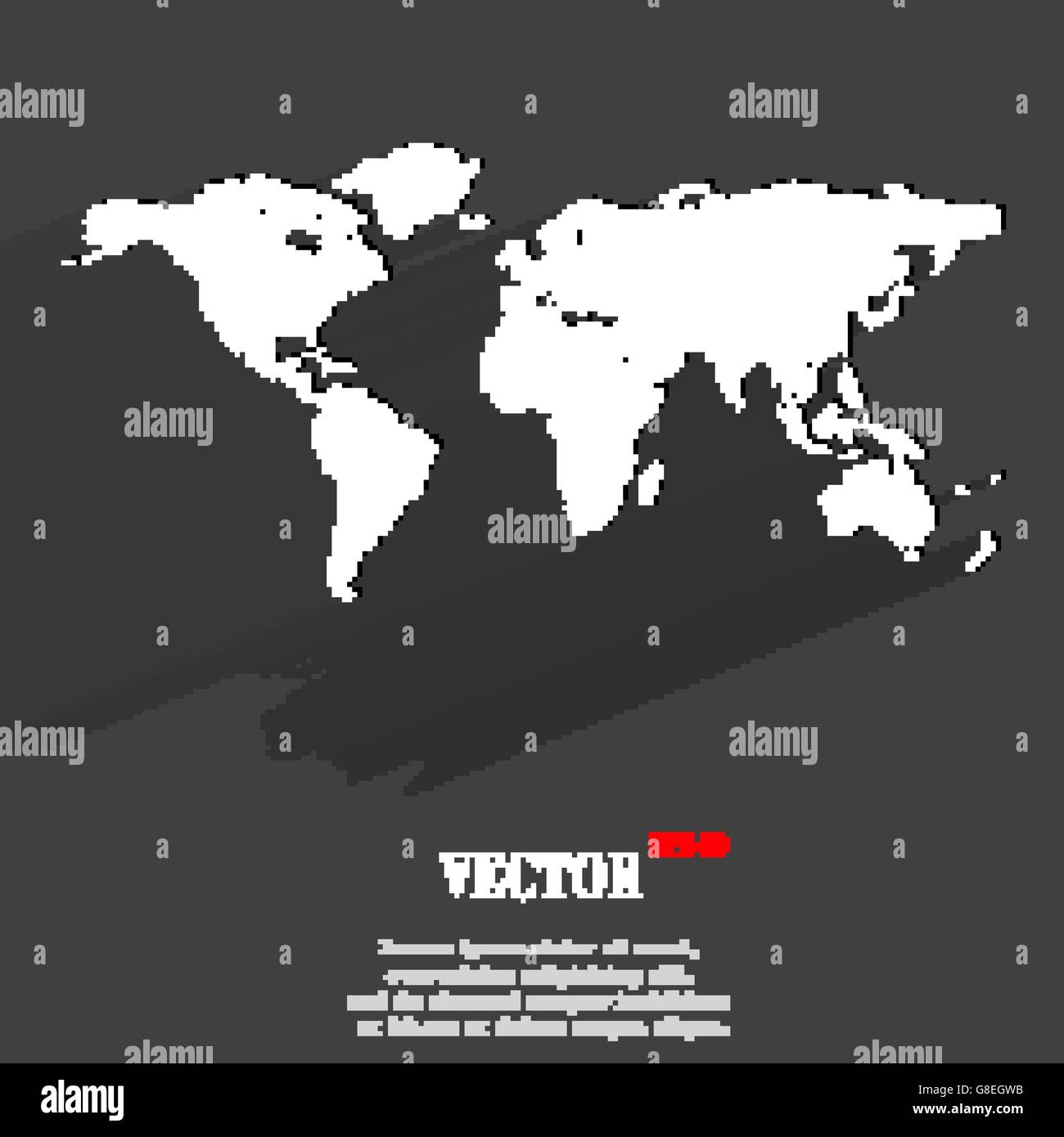 World map web icon, flat design. Vector illustration. EPS10 Stock ...