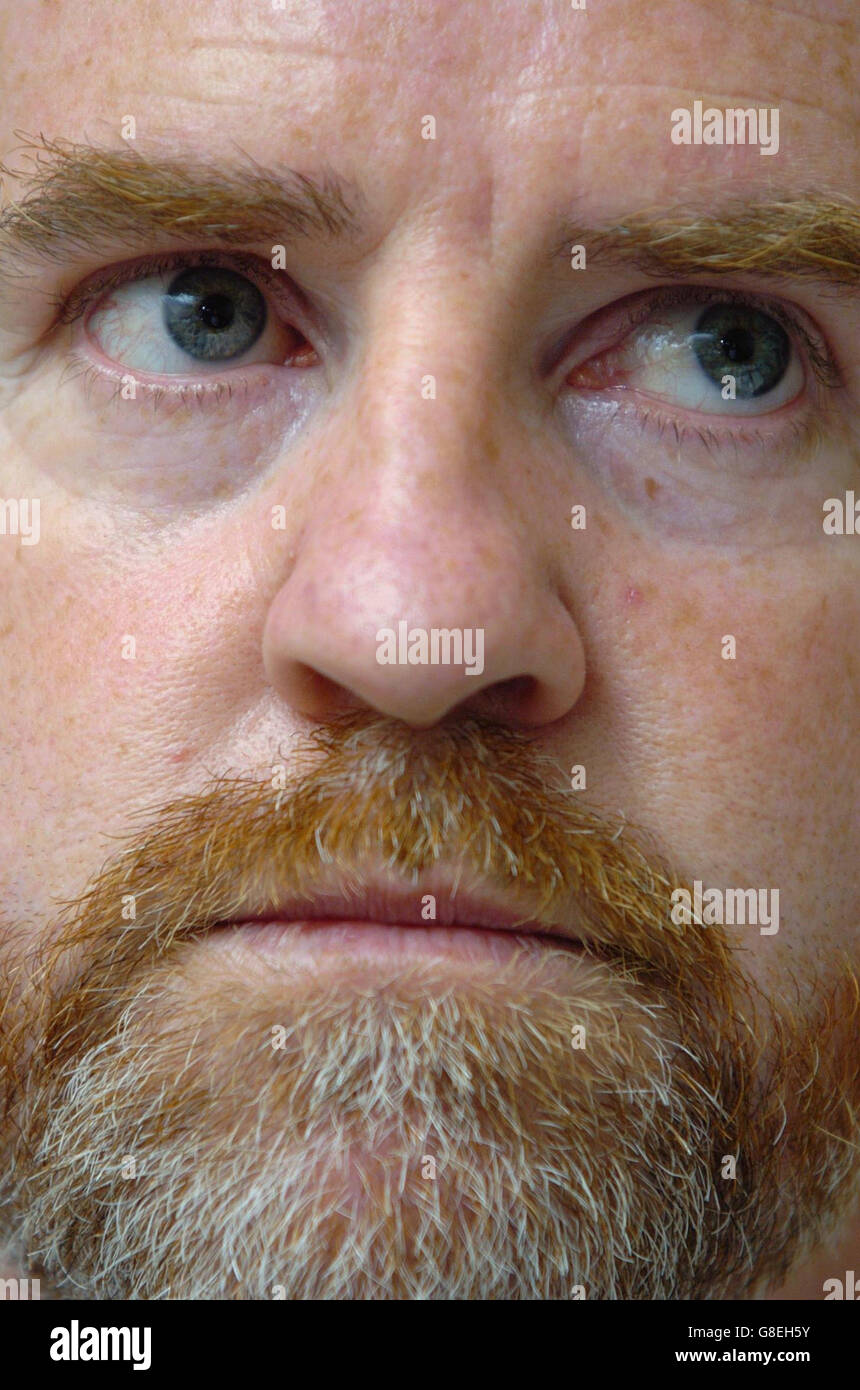 Social politics protest demonstration organiser head shot close up ...