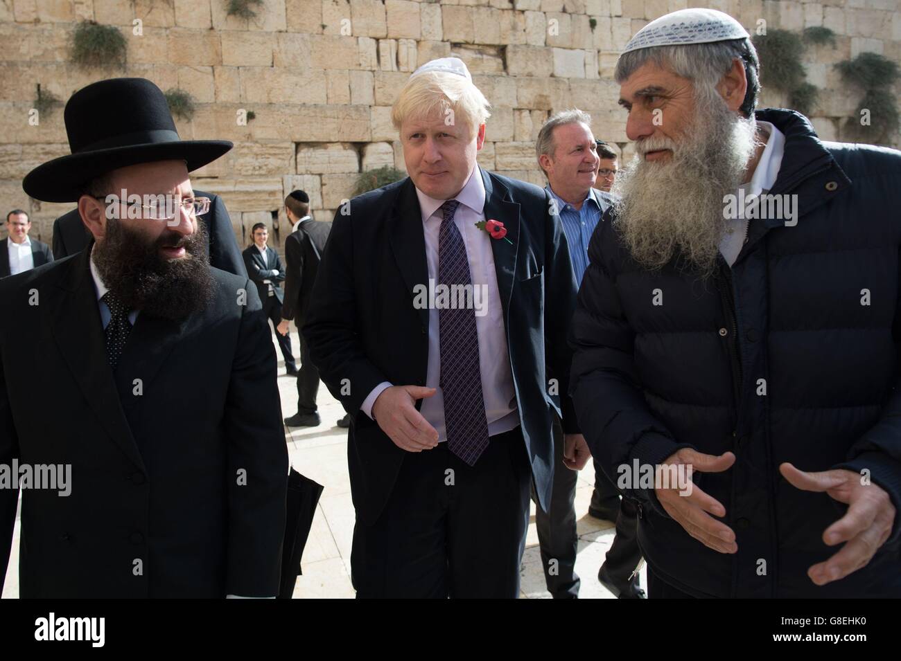 Boris Johnson visit to Israel - Day Three Stock Photo - Alamy