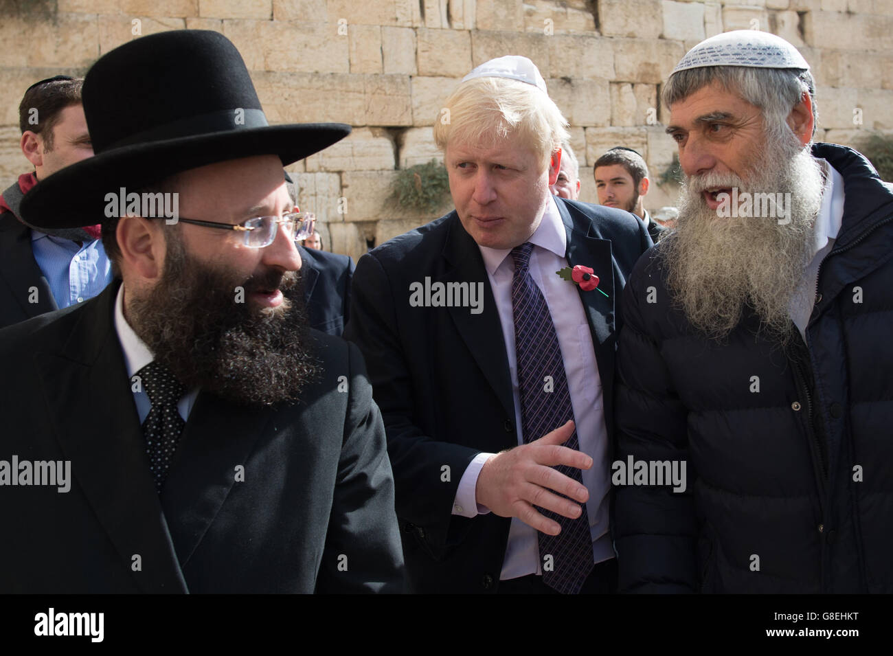 Boris Johnson visit to Israel - Day Three Stock Photo - Alamy