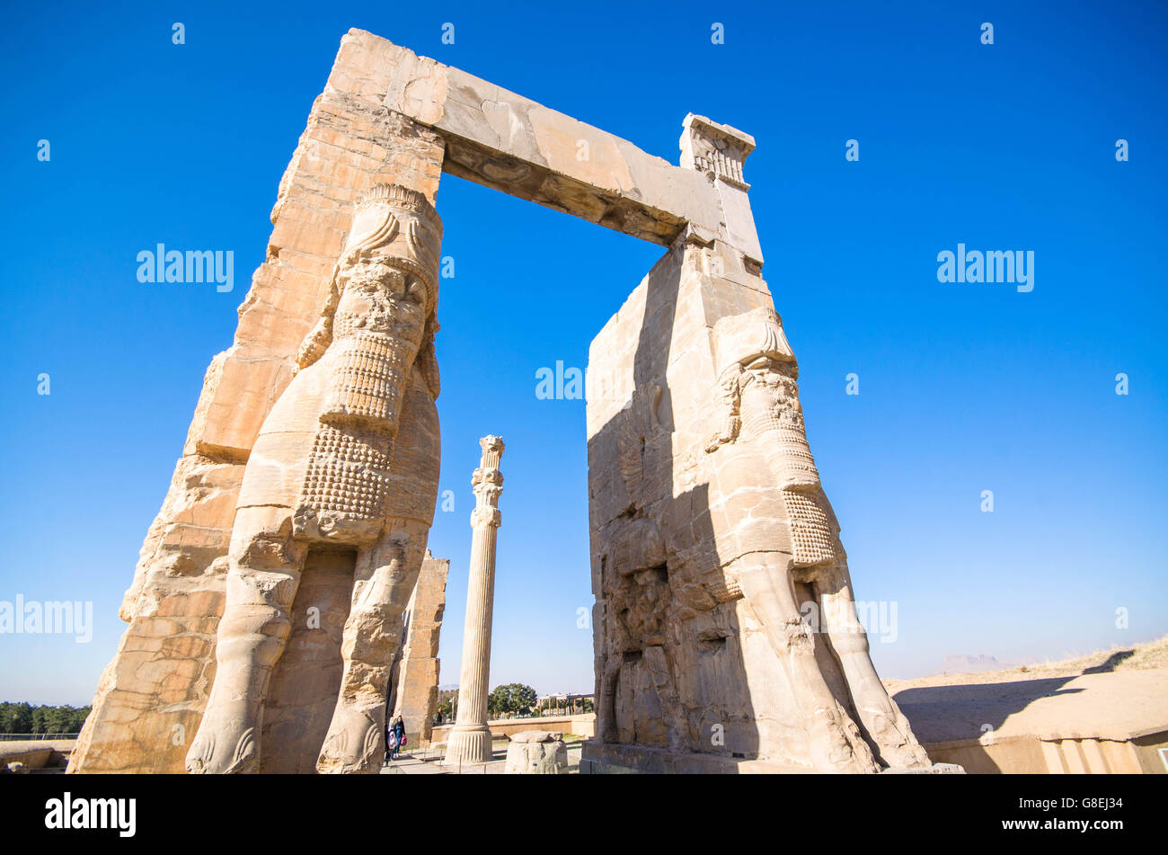 Gate of All Nations in Persepolis, Iran Stock Photo - Alamy