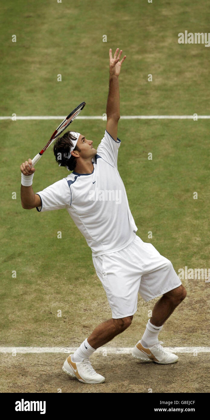 Tennis - Wimbledon Championships 2005 - Men's Final - Roger Federer v ...