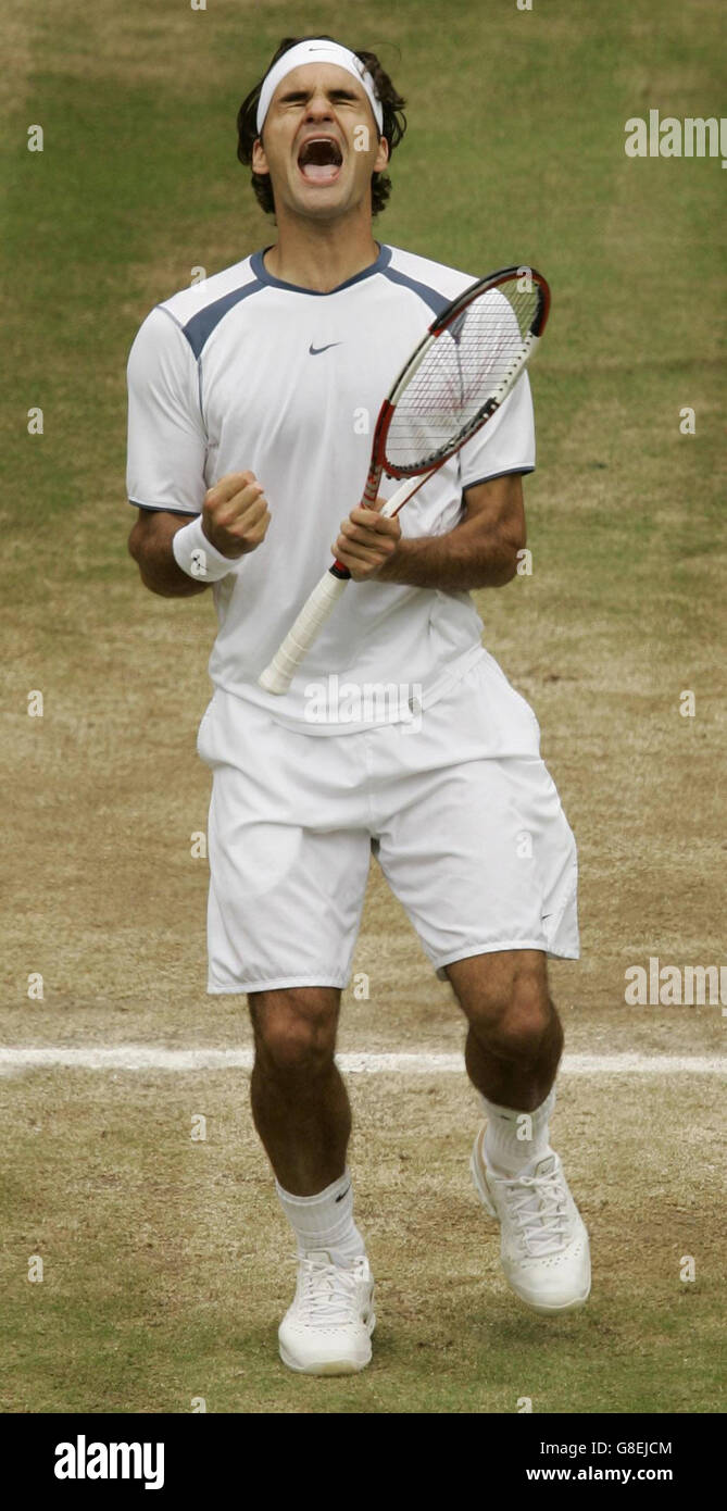 Tennis - Wimbledon Championships 2005 - Men's Final - Roger Federer v ...