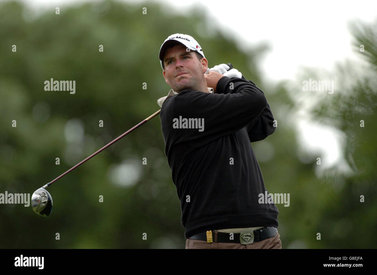 England's Kenneth Ferrie in action during the final round Stock Photo ...