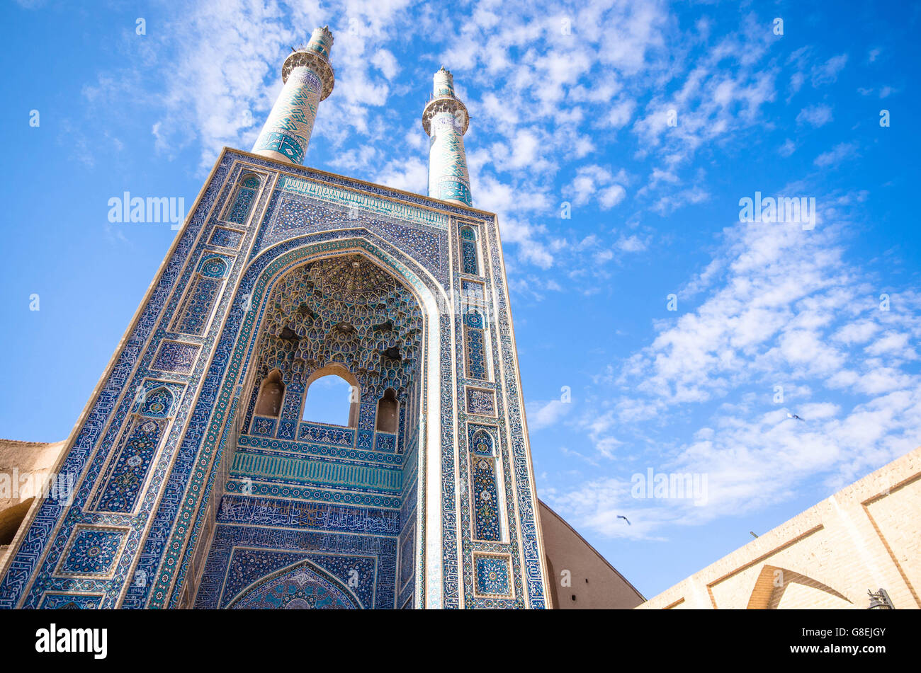 Jameh Mosque of Yazd in Iran Stock Photo - Alamy