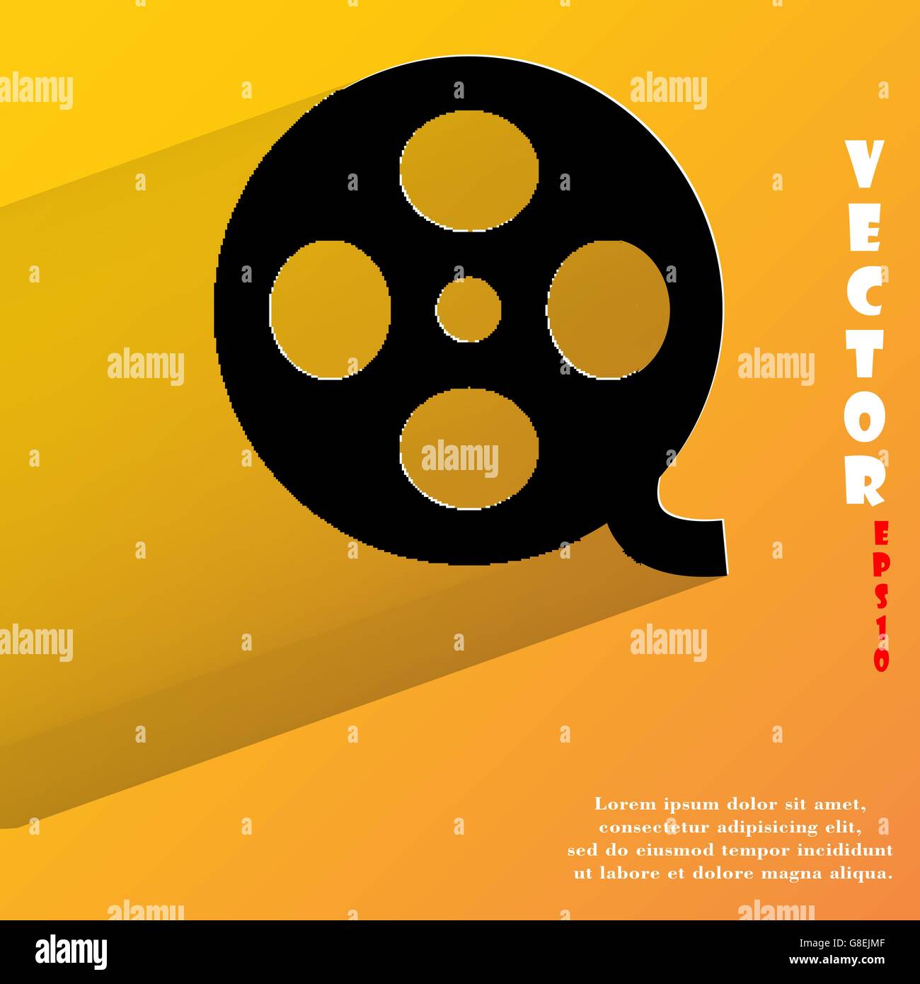 Long film strip Stock Vector Images - Alamy