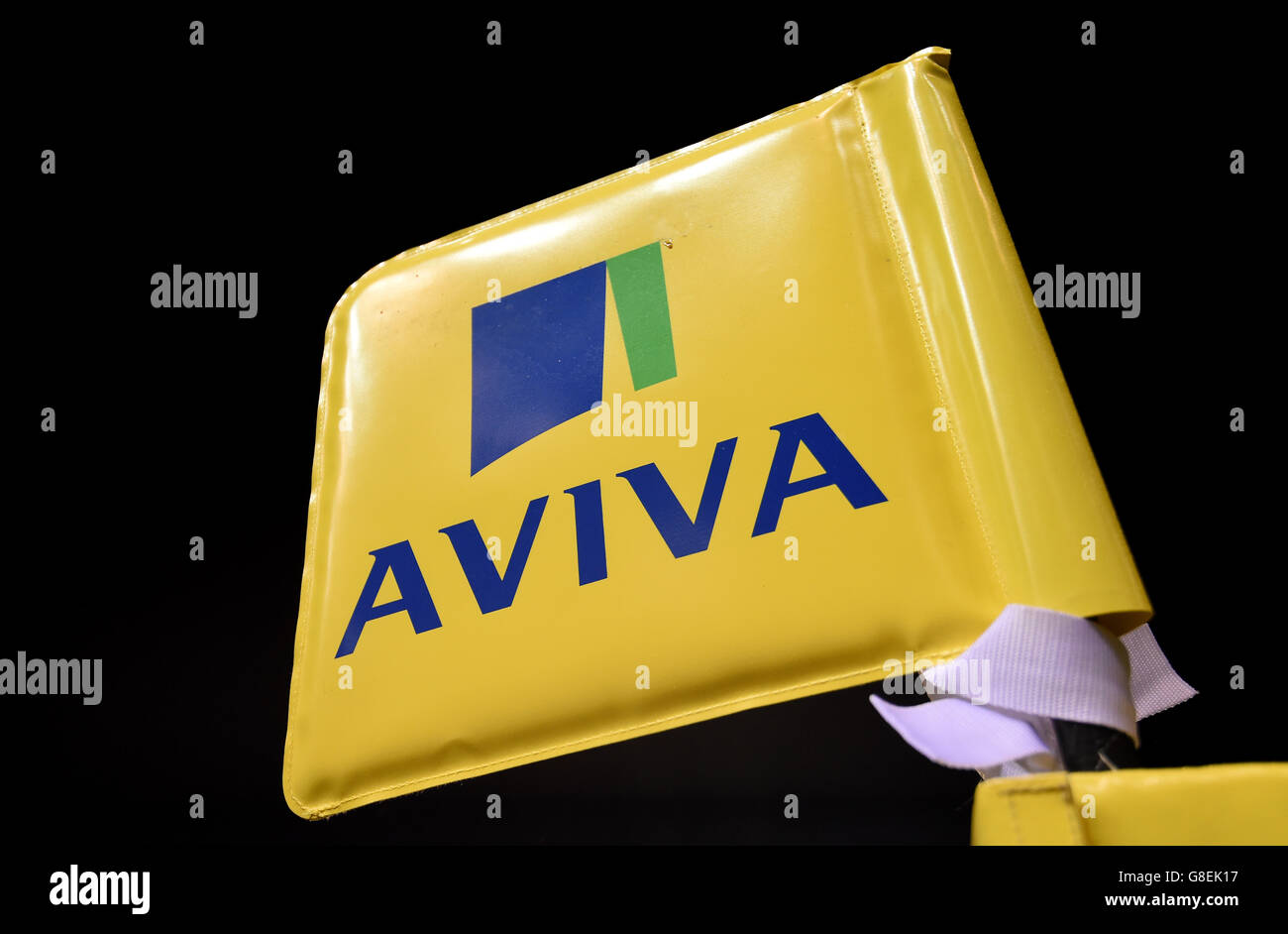 Ampics brand branding logo emblem advertising signage sign yellow flag ...