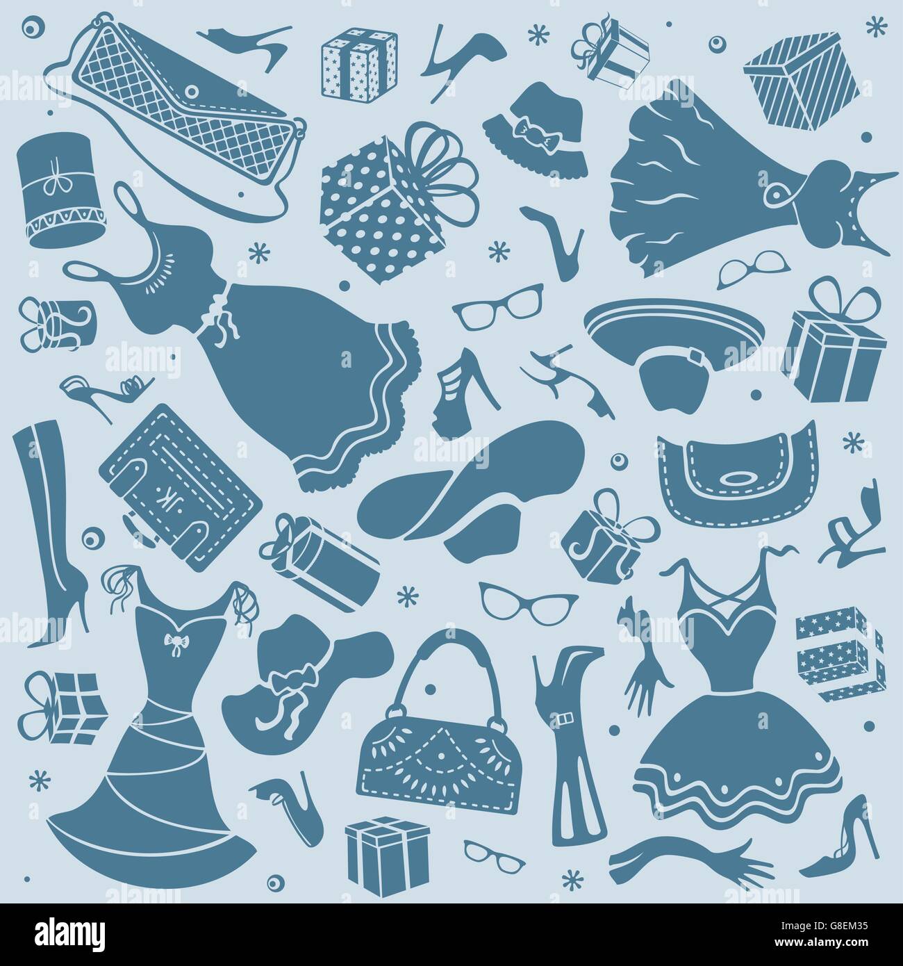 Women things Vector symbols Stock Vector Image & Art - Alamy