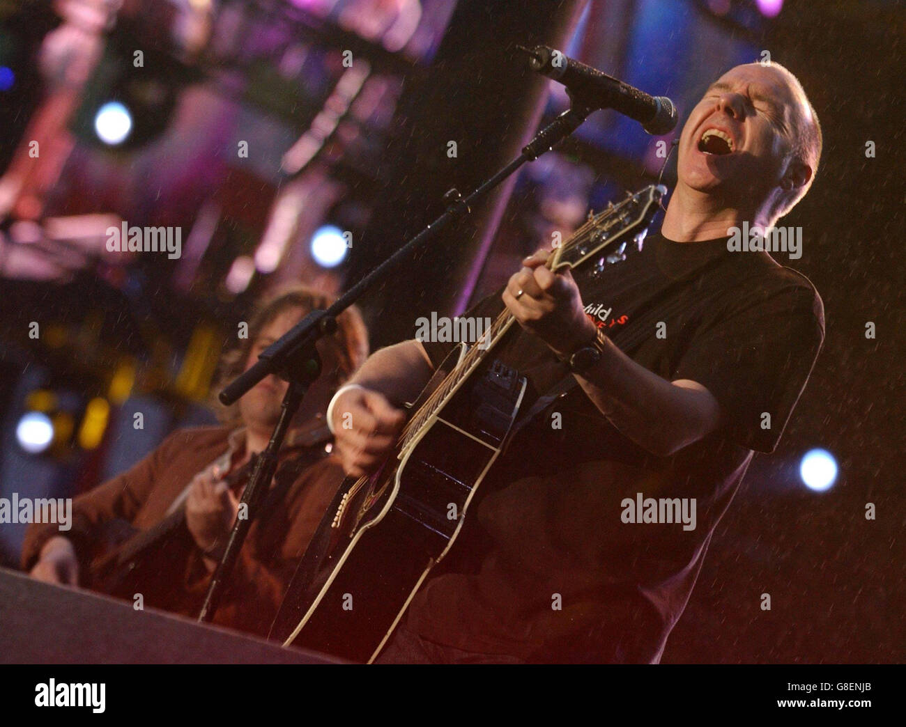 Live 8 Concert - The Final Push - Murrayfield Stadium Stock Photo - Alamy