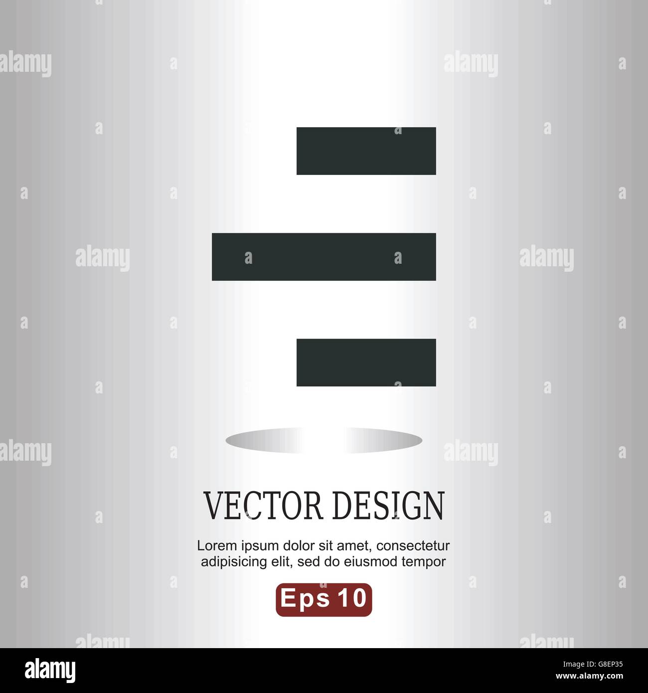 Alignment of objects Stock Vector Images - Alamy