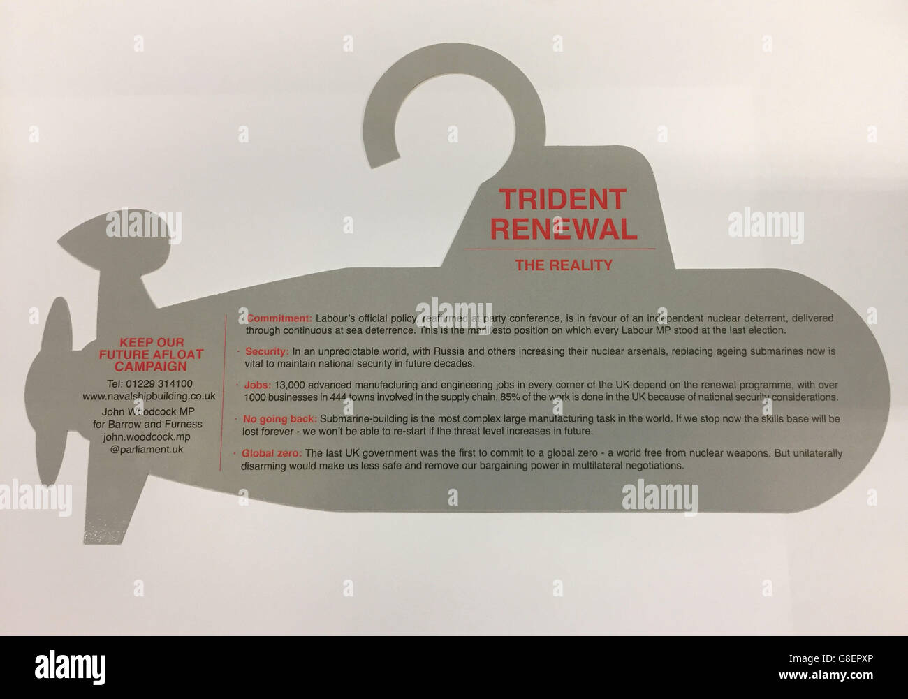 Trident weapons debate Stock Photo - Alamy