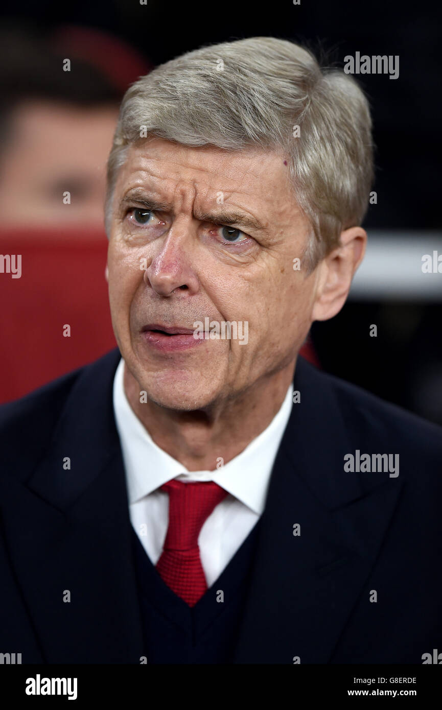 Arsenal manager Arsene Wenger before the UEFA Champions League, Group F ...
