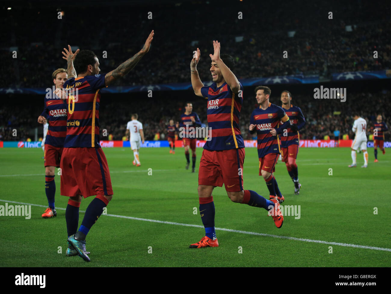 Barcelona v Roma - UEFA Champions League - Group E - Camp Nou Stock ...