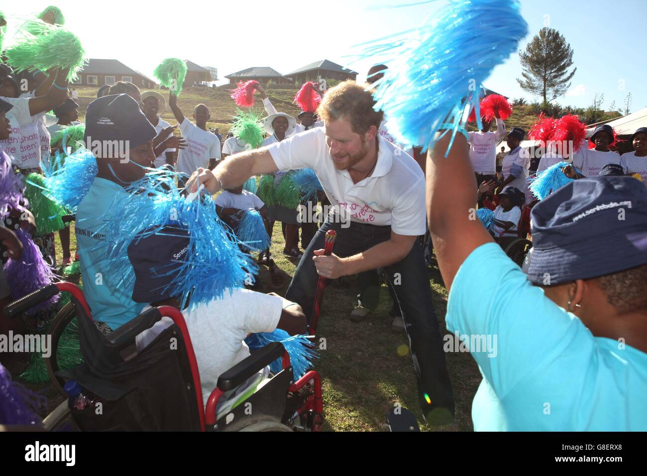 Prince Harry during the opening of the Sentebale Mamohato children's ...