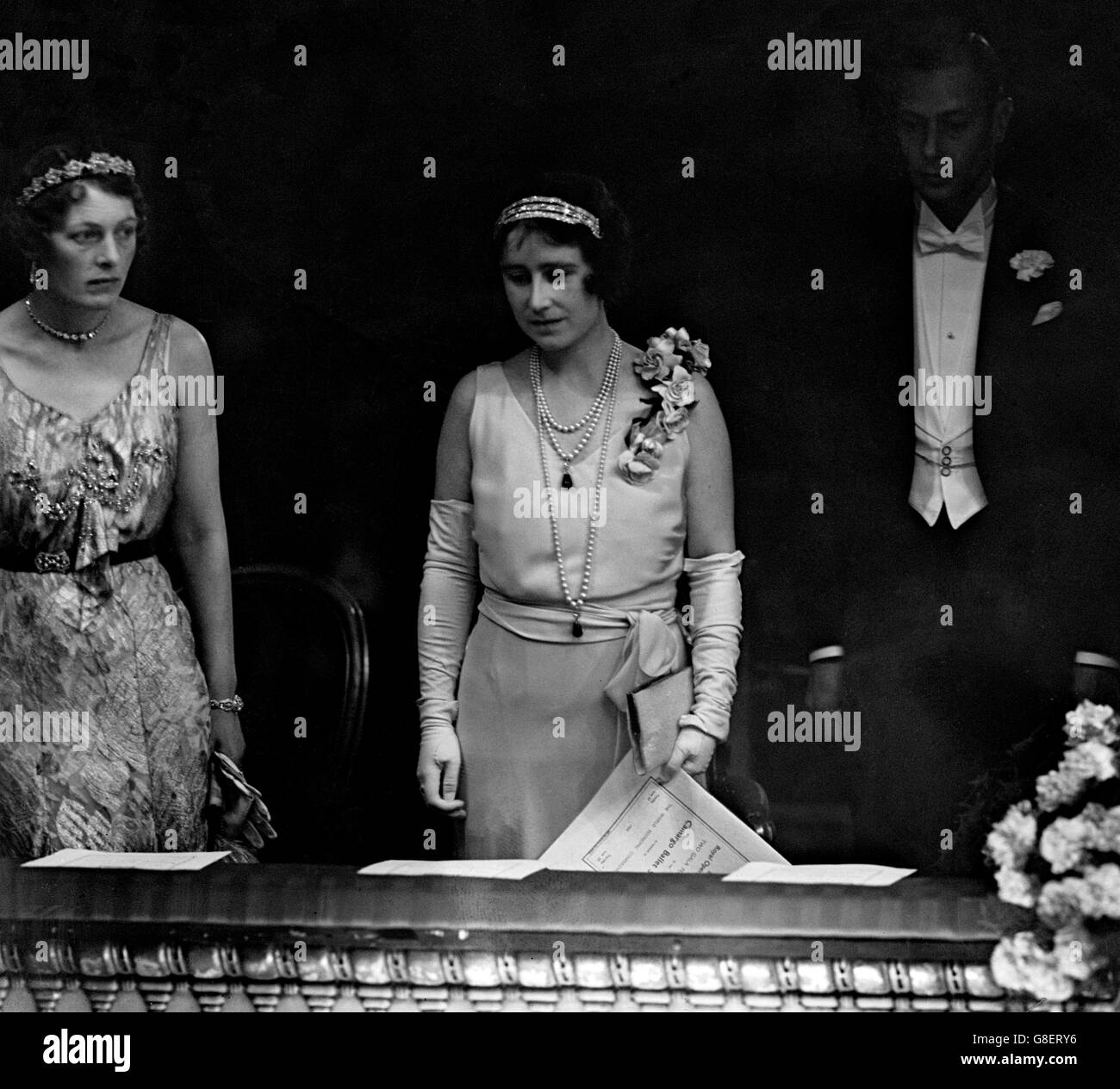 Royal box of the royal opera house Black and White Stock Photos ...