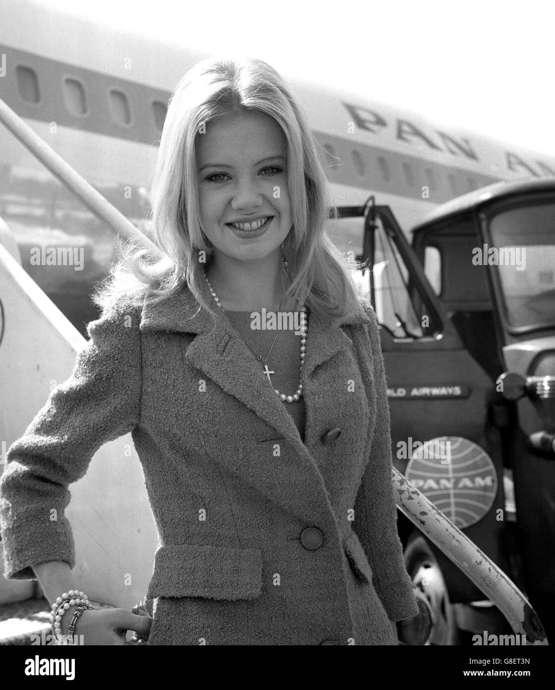 Daughter of john mills and mary hayley bell Black and White Stock ...