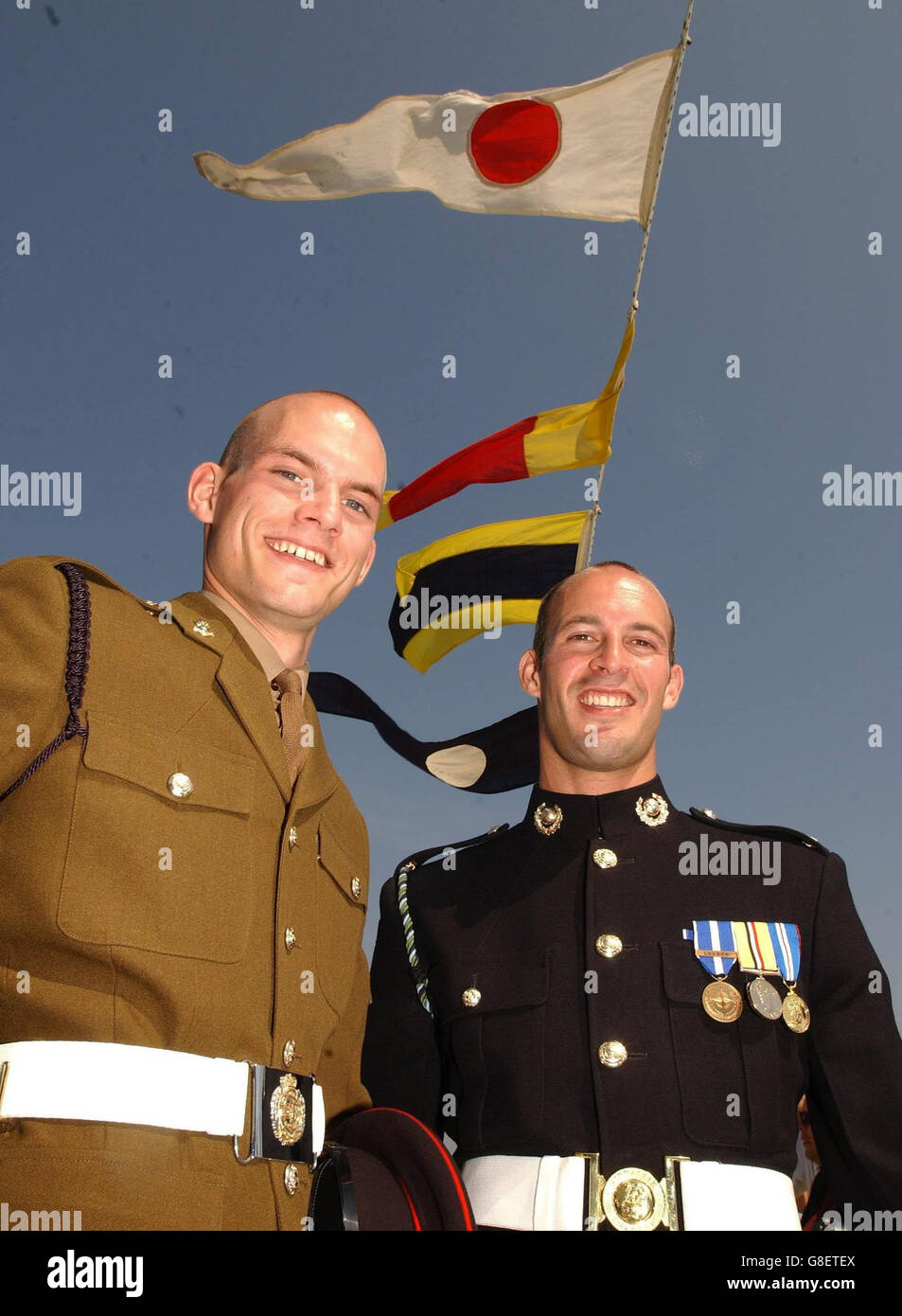 Brothers and 6th generation descendants of Lord Nelson, Lance Corporal ...