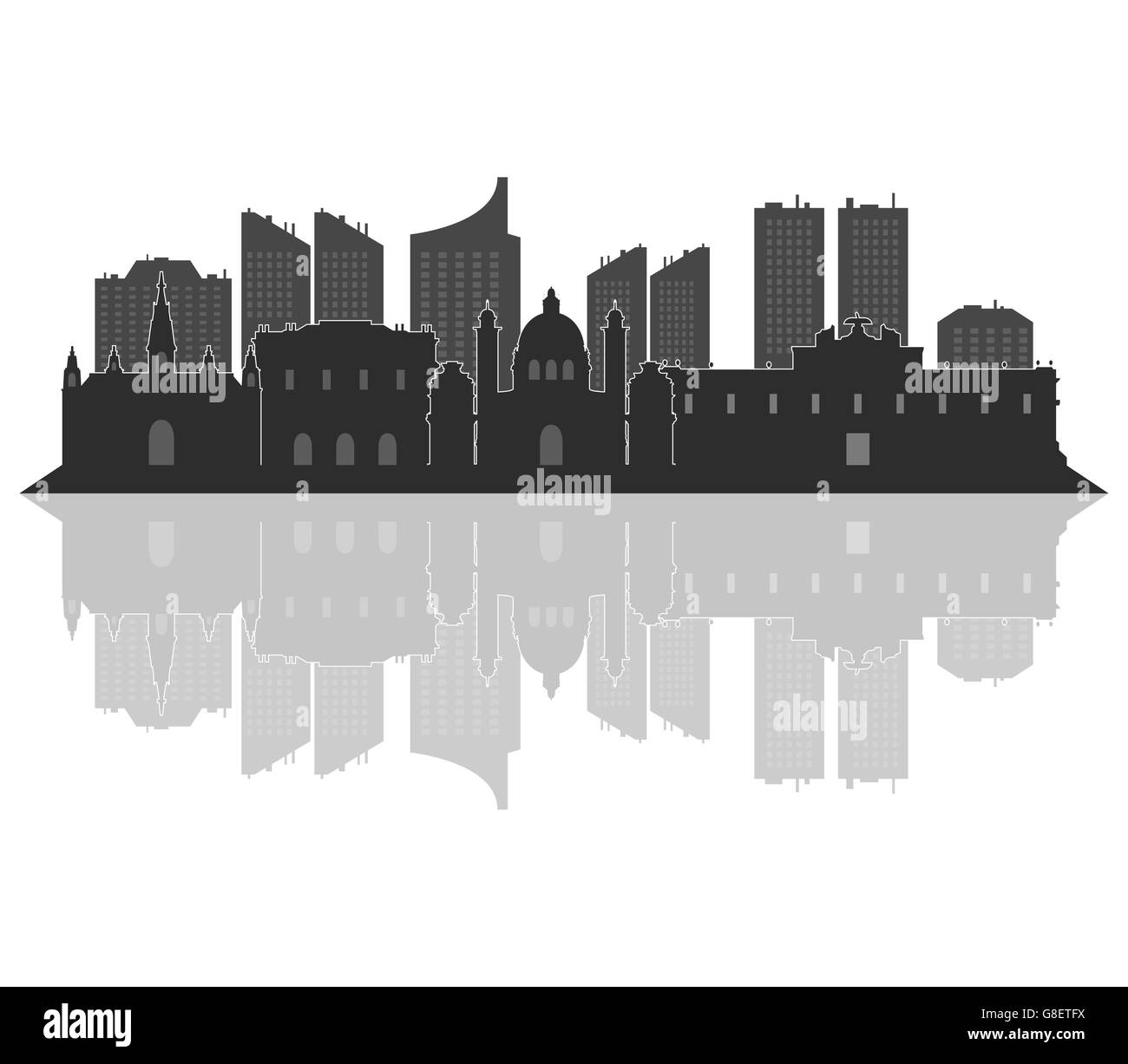 Vienna austria skyline Black and White Stock Photos & Images - Alamy