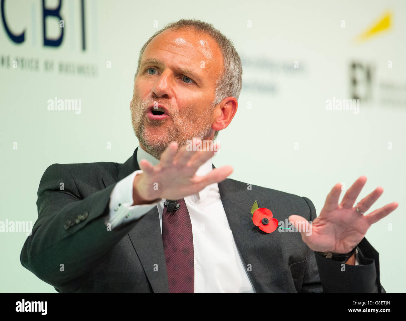 Tesco Group Chief Executive Dave Lewis addresses the annual conference ...
