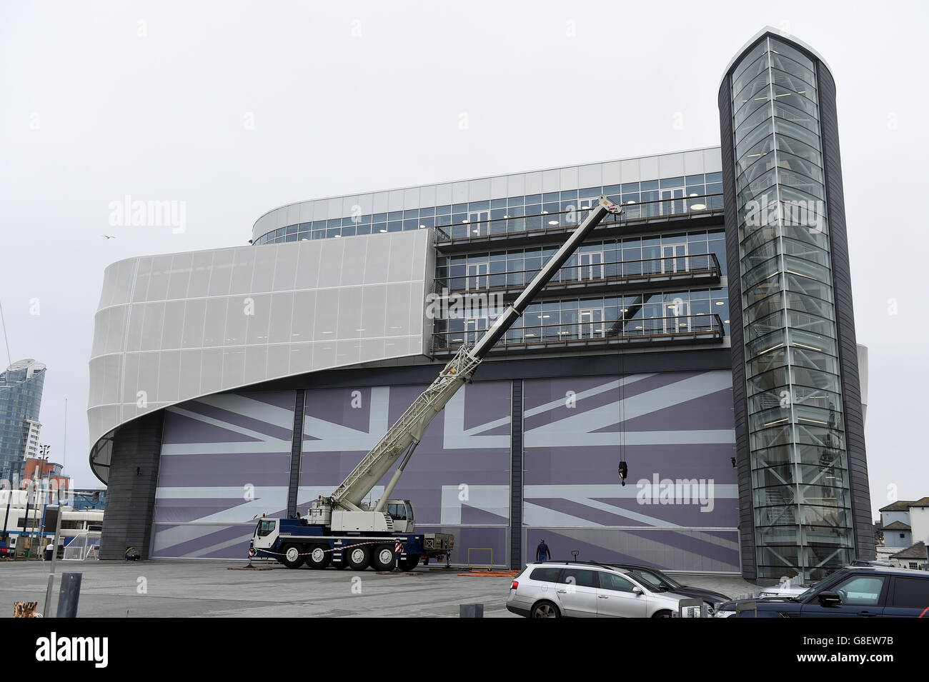 Sailing - Media Briefing - Land Rover BAR Headquarters Stock Photo - Alamy