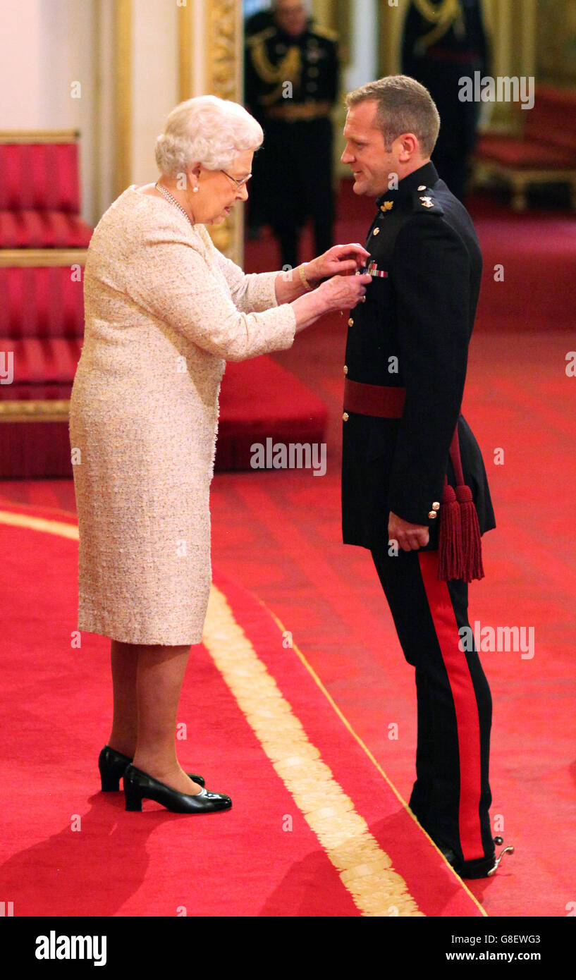 Lieutenant Colonel Andrew Garrow, Royal Engineers, is made an OBE ...