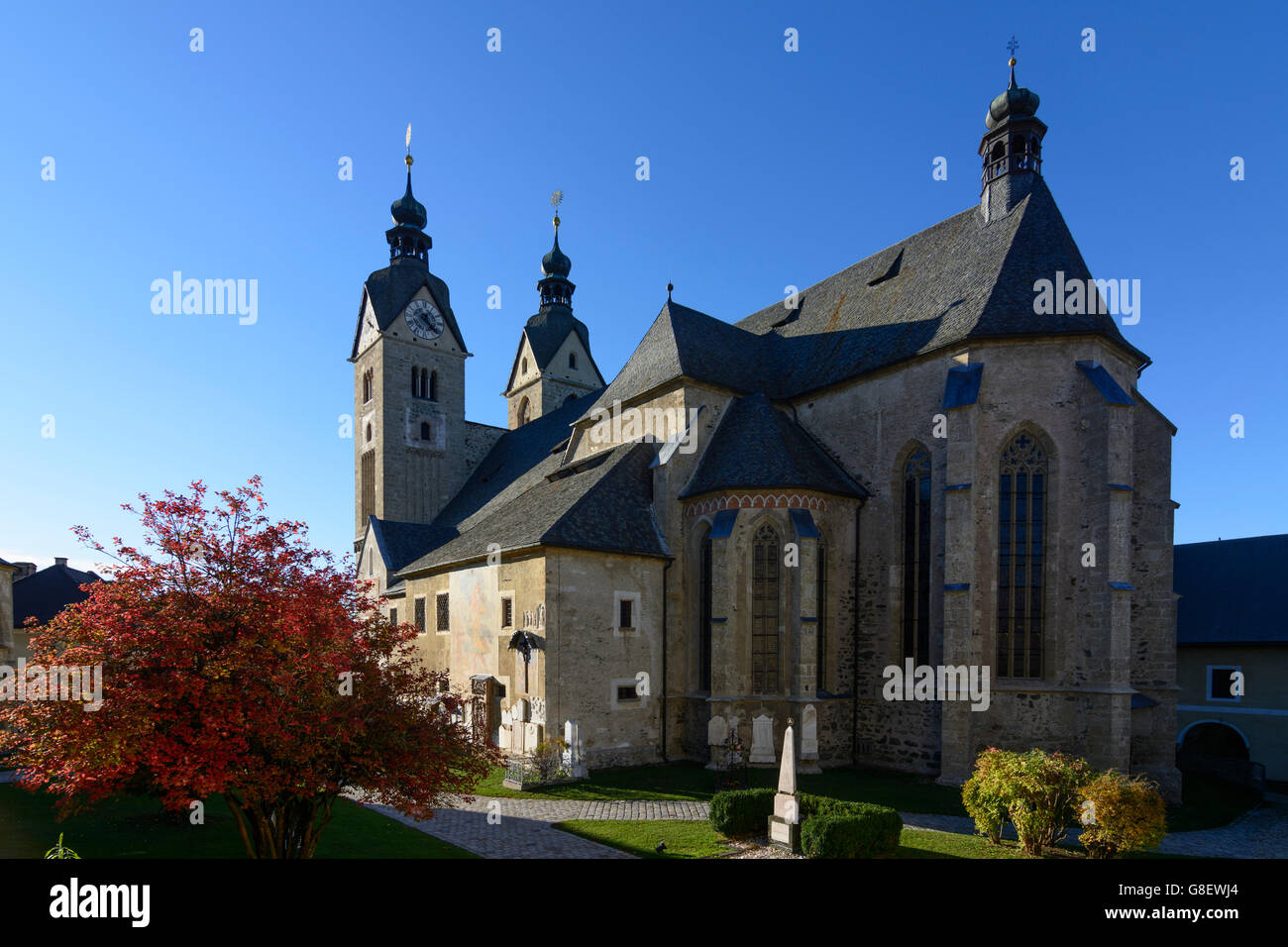 church Marienkirche, Maria Saal, Austria, Kärnten, Carinthia Stock ...