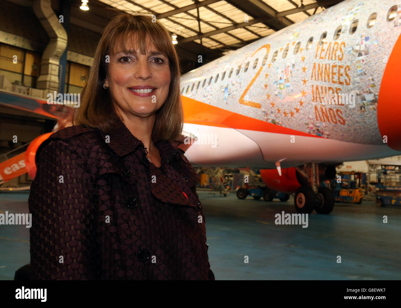 easyJet Chief Executive Carolyn McCall during the company's 20th ...