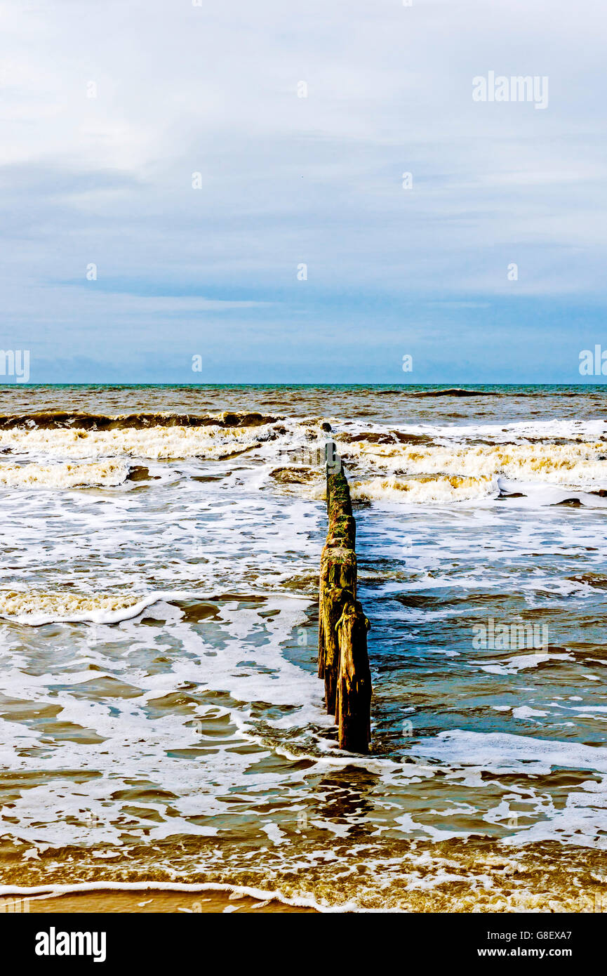Beach on the isle of Sylt, northern Germany; am strand von Sylt Stock ...
