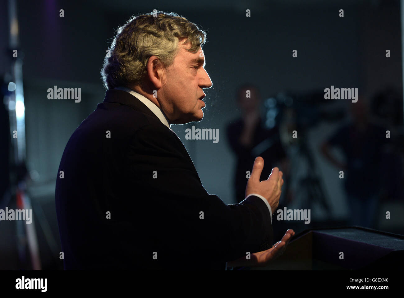 Gordon Brown delivers a speech to the Child Poverty Action Group on tax ...