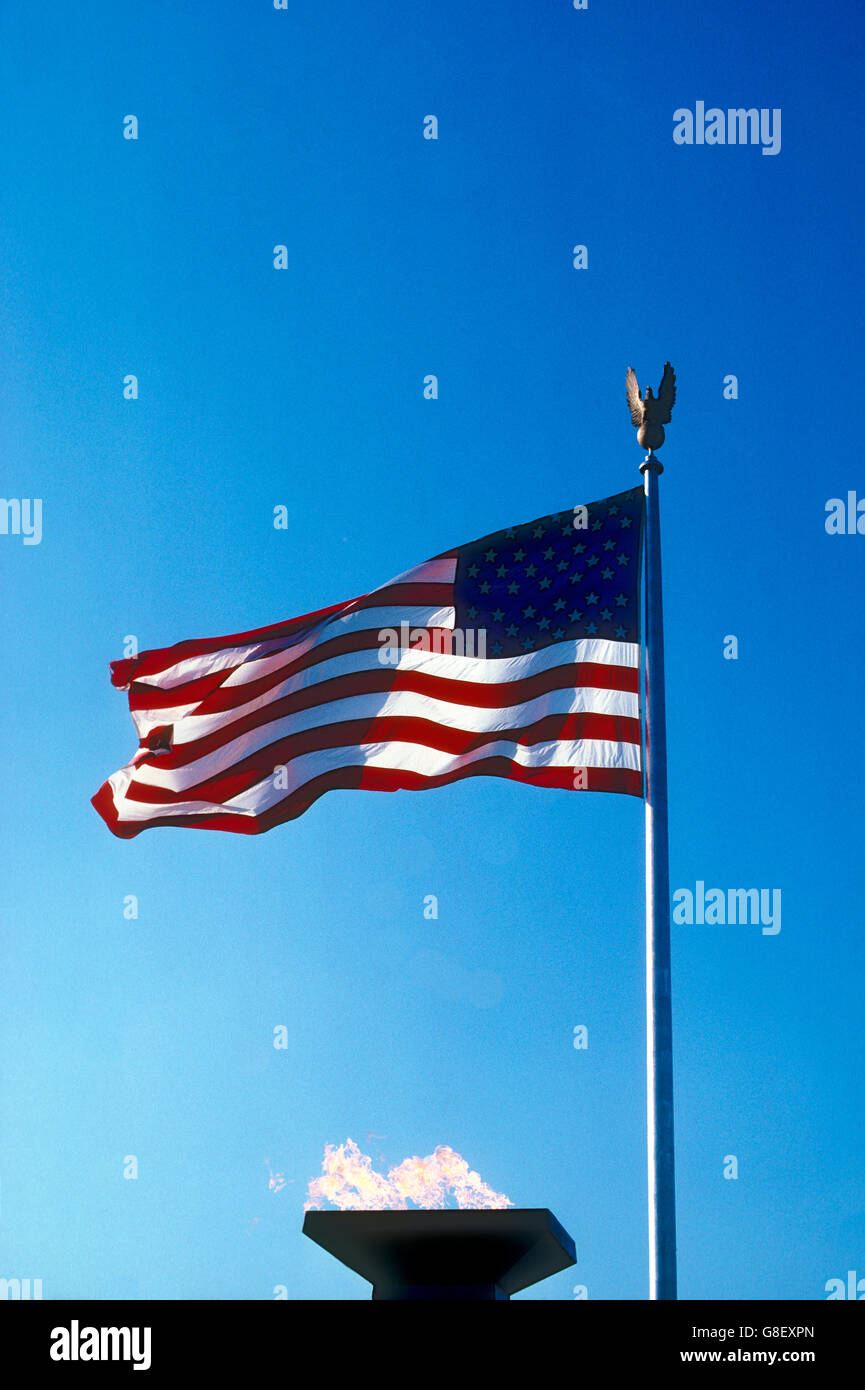 Opening ceremonies at the 1982 Olympic (National Sports) Festival Stock ...