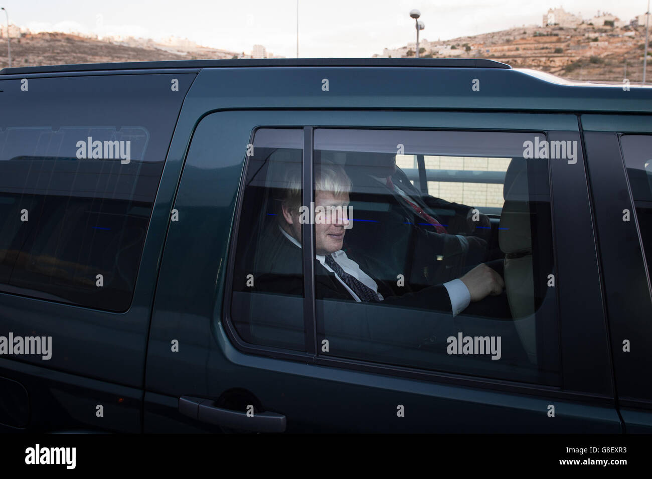 Boris Johnson visit to Israel - Day Three Stock Photo - Alamy