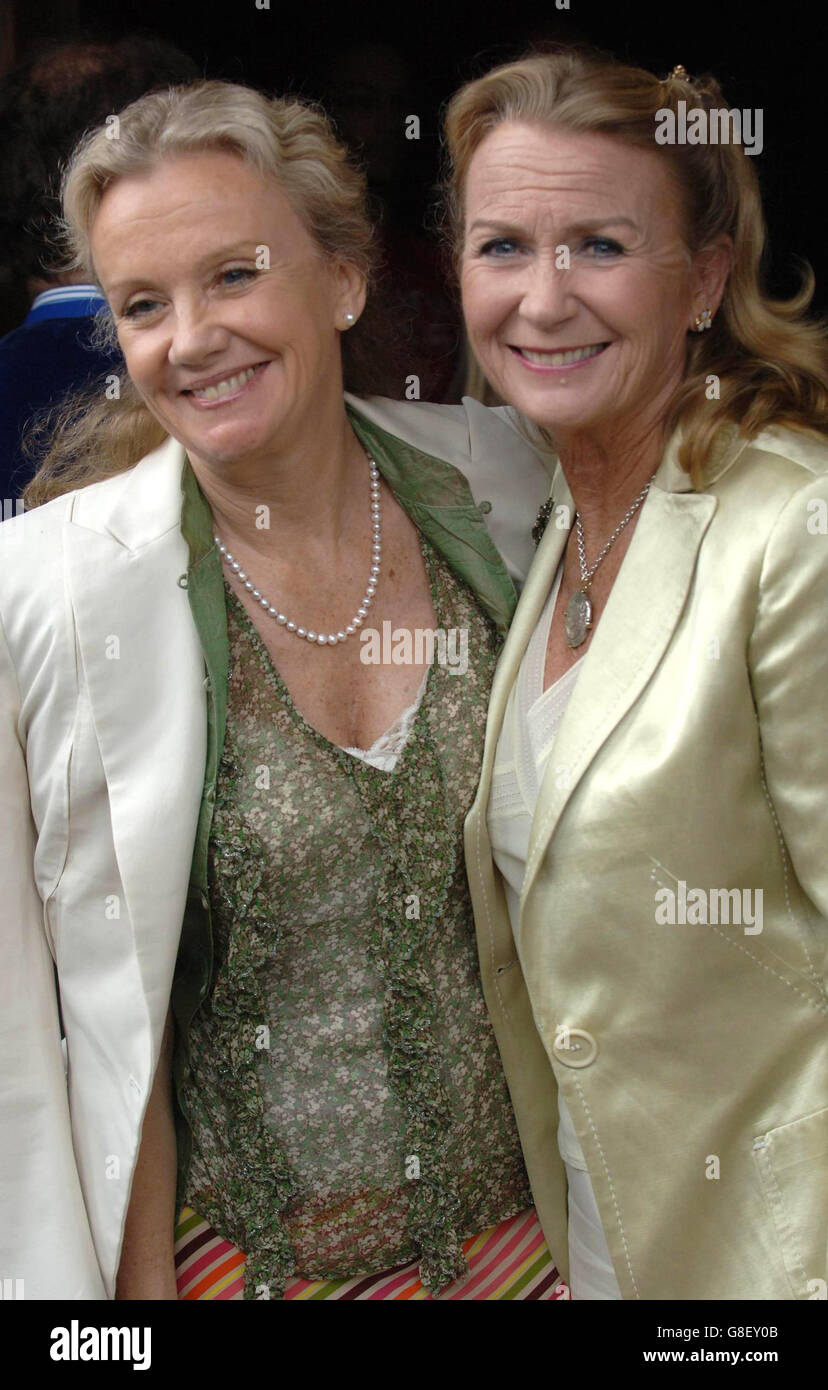Hayley and Juliet Mills attend the memorial service of their father ...